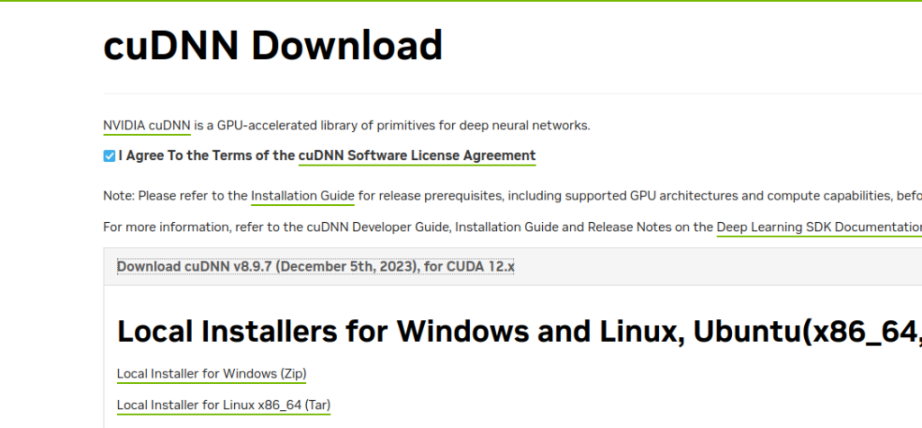 Installation of CUDA 12.3 and CuDNN 8.9 on Opensuse Leap 15.5 for ...